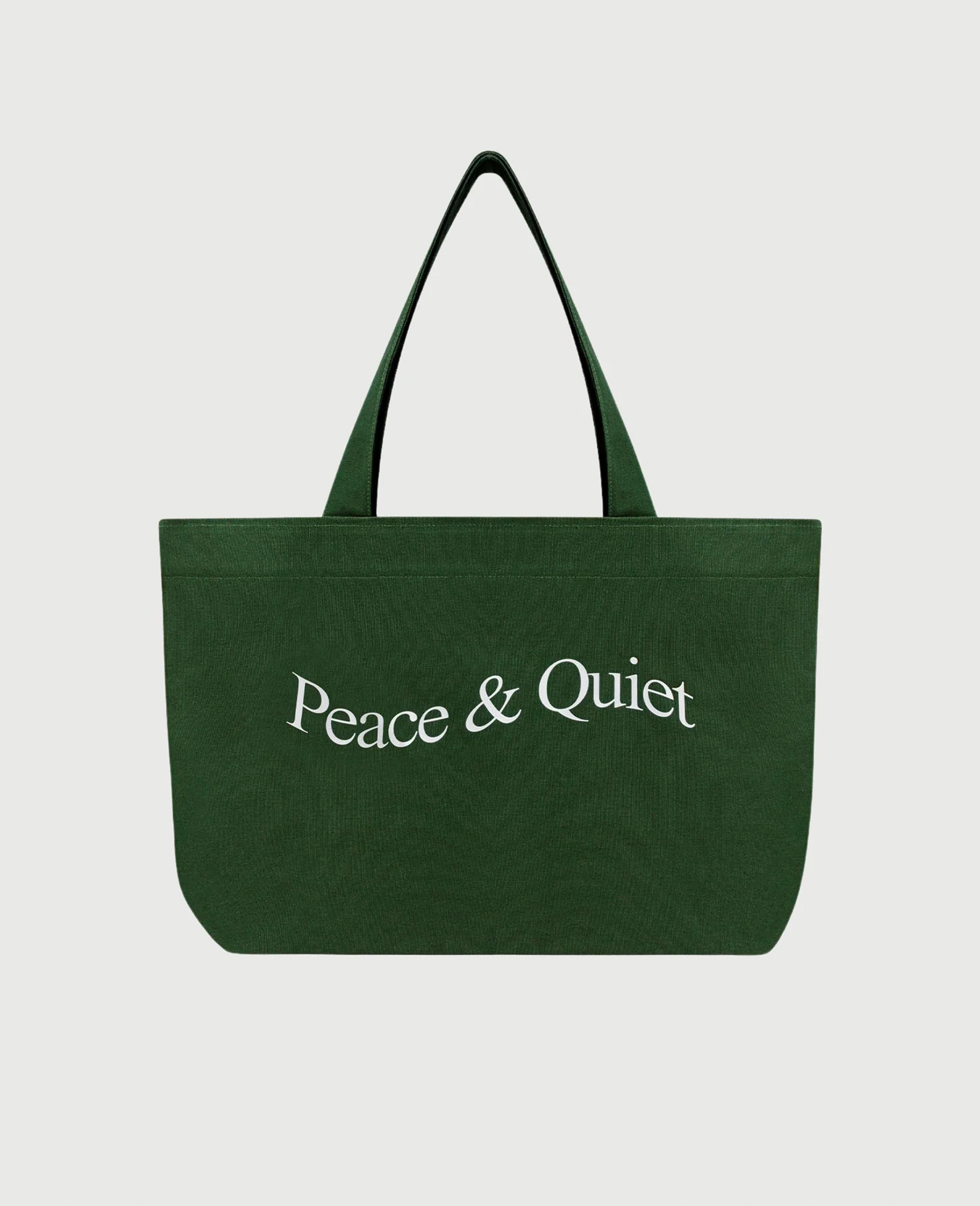 Museum of Peace & Quiet Wordmark Pigment Dyed Tote | Goodluck Bunch